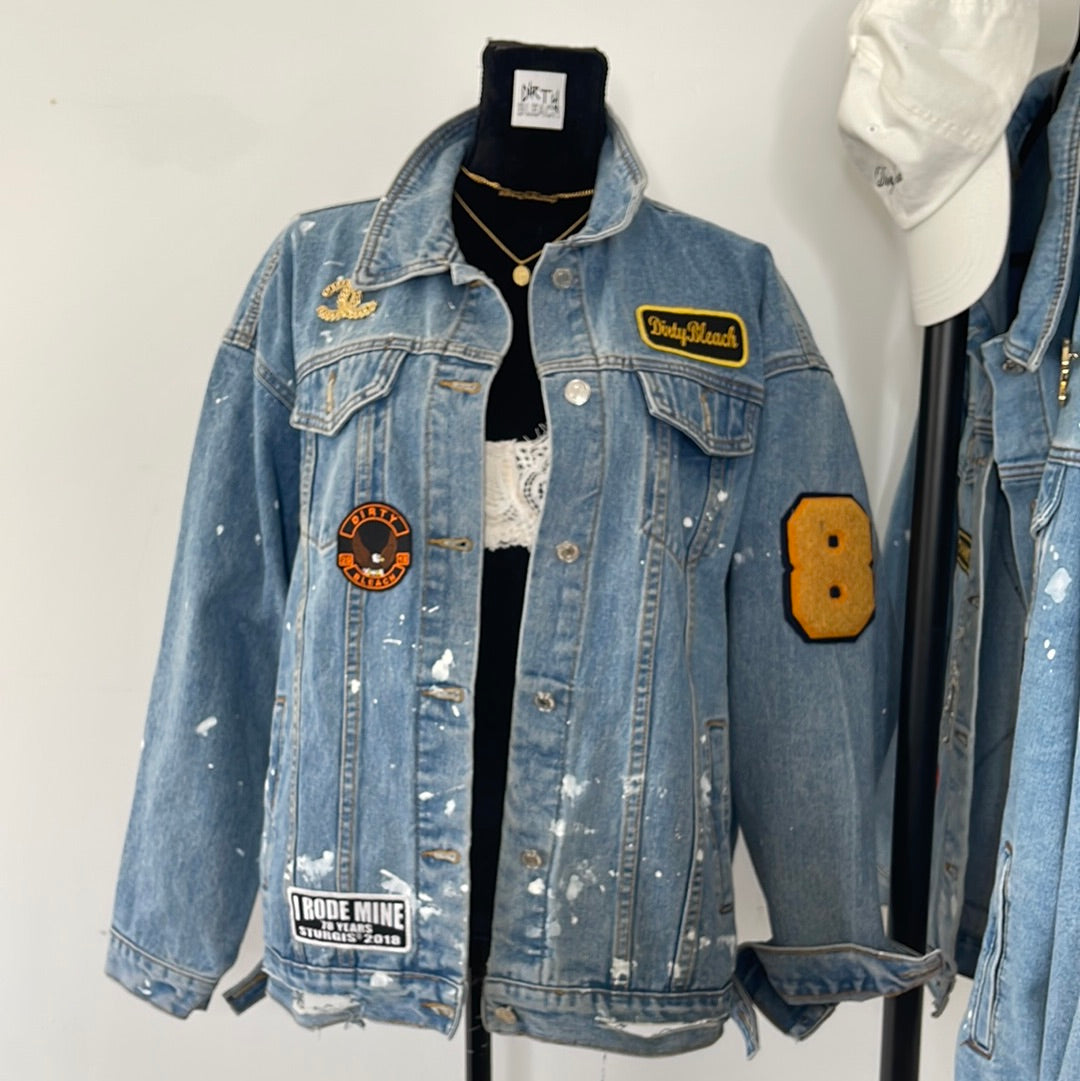 M /L oversized denim – Dirty Bleach Studio